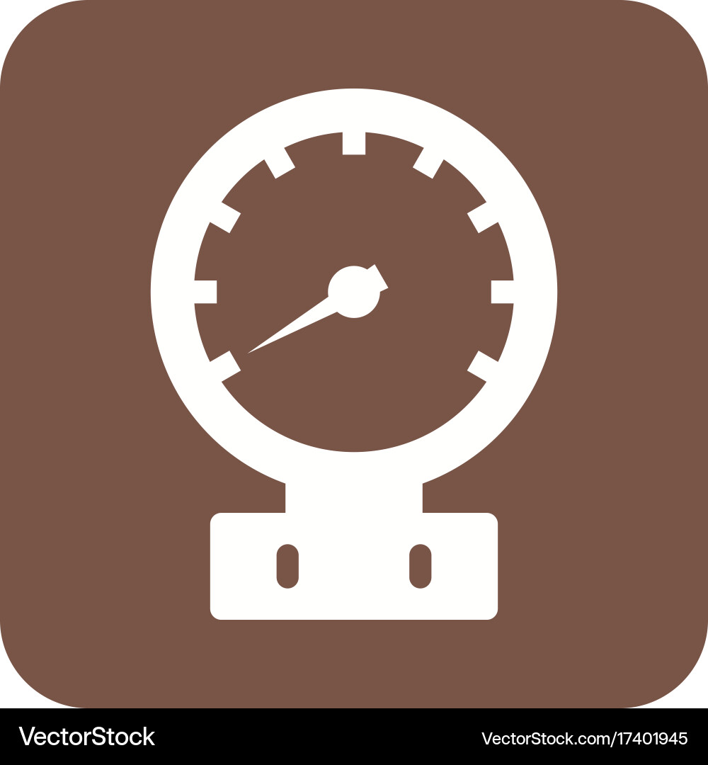 Pressure gauge Royalty Free Vector Image - VectorStock