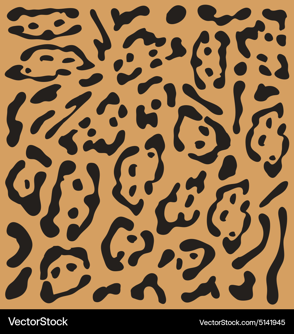 Skin of leopard 6 Royalty Free Vector Image - VectorStock