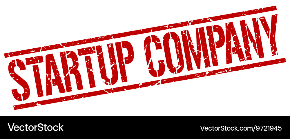 Startup company stamp Royalty Free Vector Image