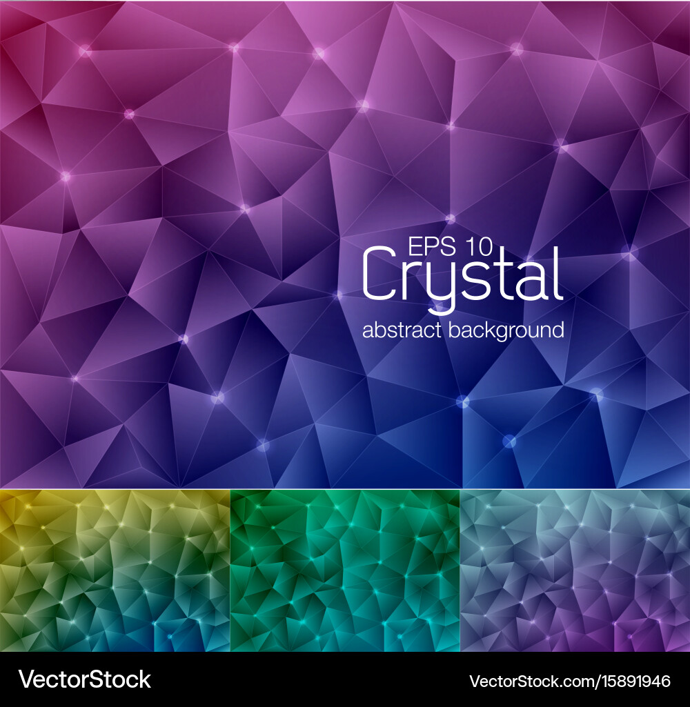 Crystal abstract background 6 Royalty Free Vector Image