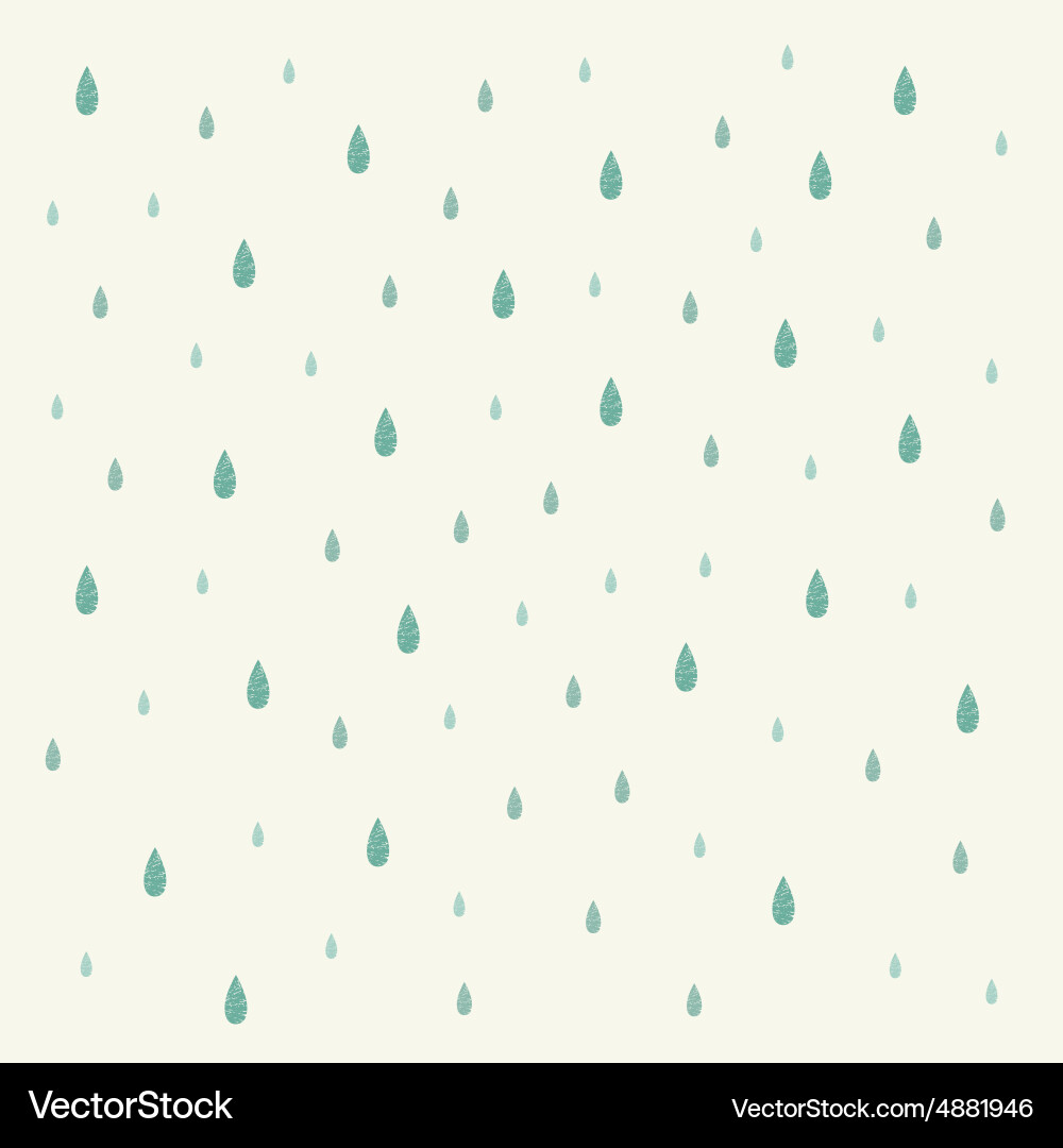 Raindrop background Royalty Free Vector Image - VectorStock