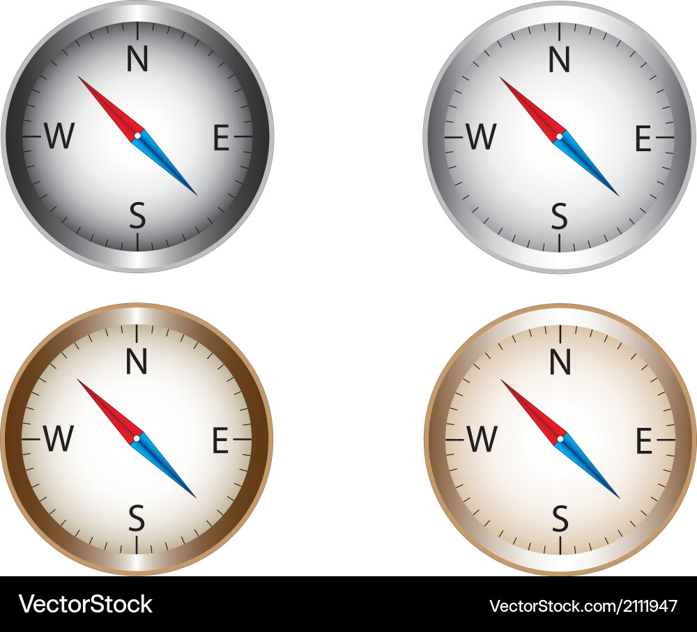 Compass Royalty Free Vector Image - VectorStock