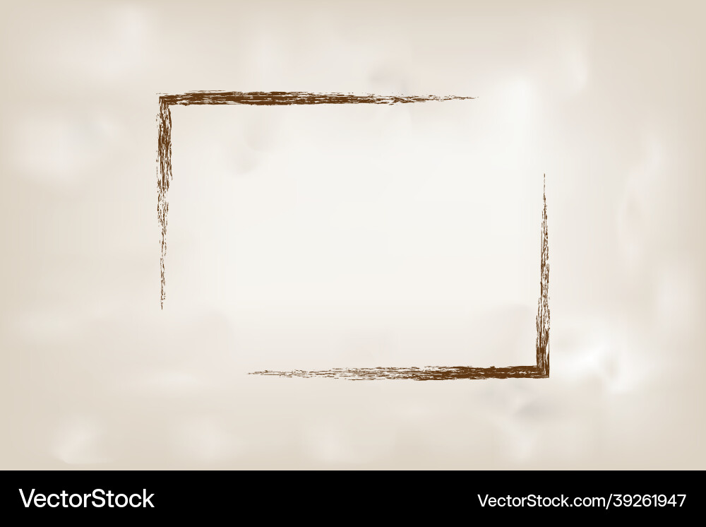 Rusty frame Royalty Free Vector Image - VectorStock