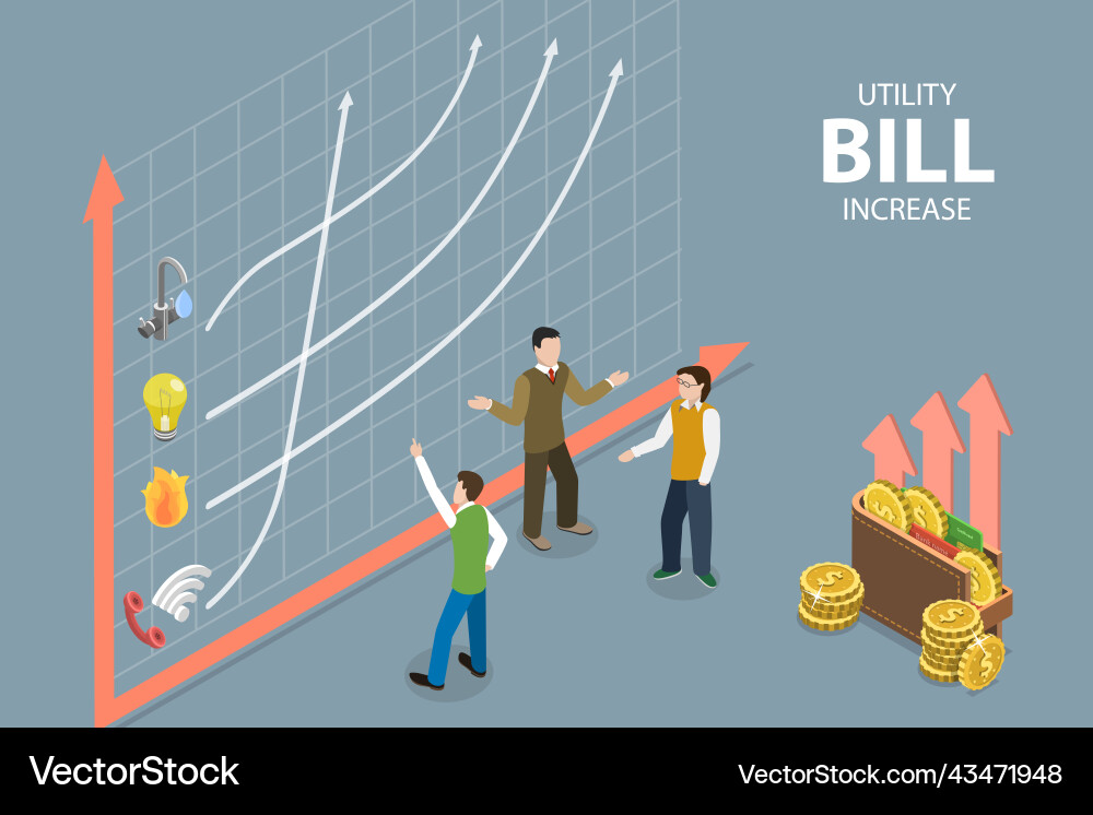 3d isometric conceptual Royalty Free Vector Image
