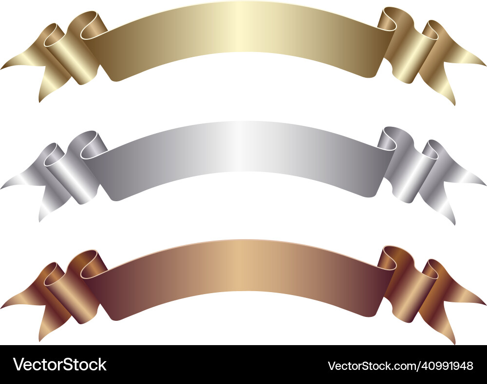 Ribbons Royalty Free Vector Image - VectorStock