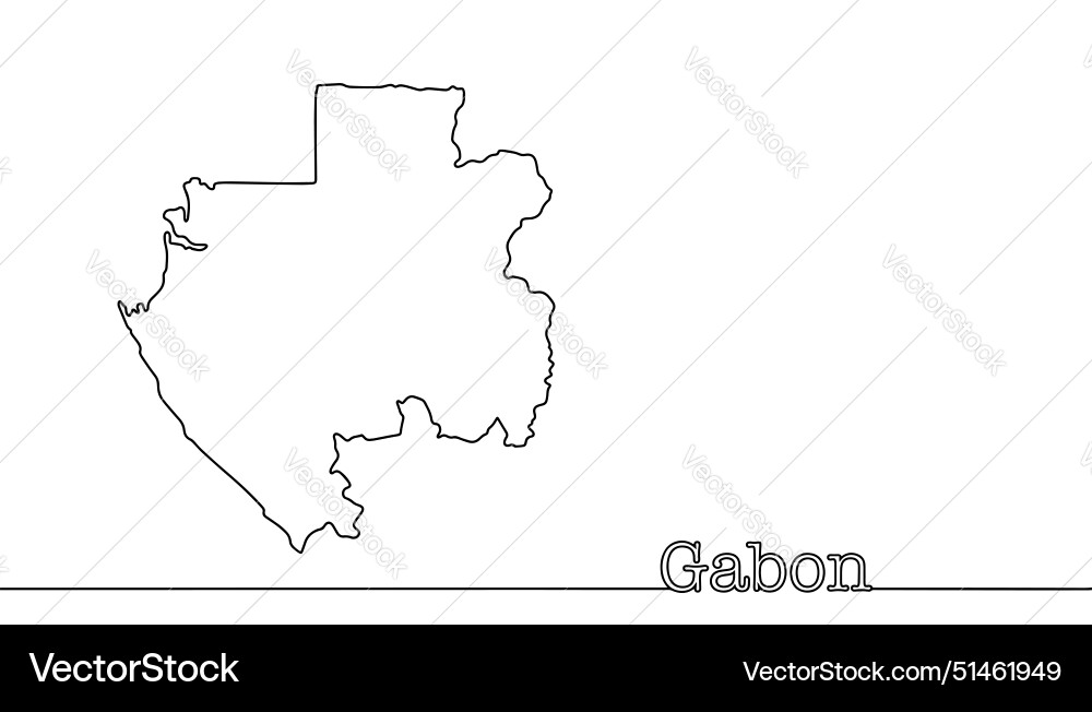 Gabon Royalty Free Vector Image - VectorStock