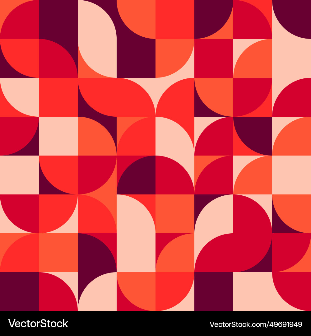 Geometric trendy pattern bauhaus style modern Vector Image