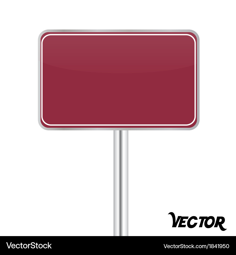 Board sign Royalty Free Vector Image - VectorStock