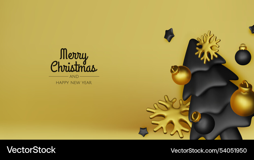 Christmas winter festive composition colorful Vector Image