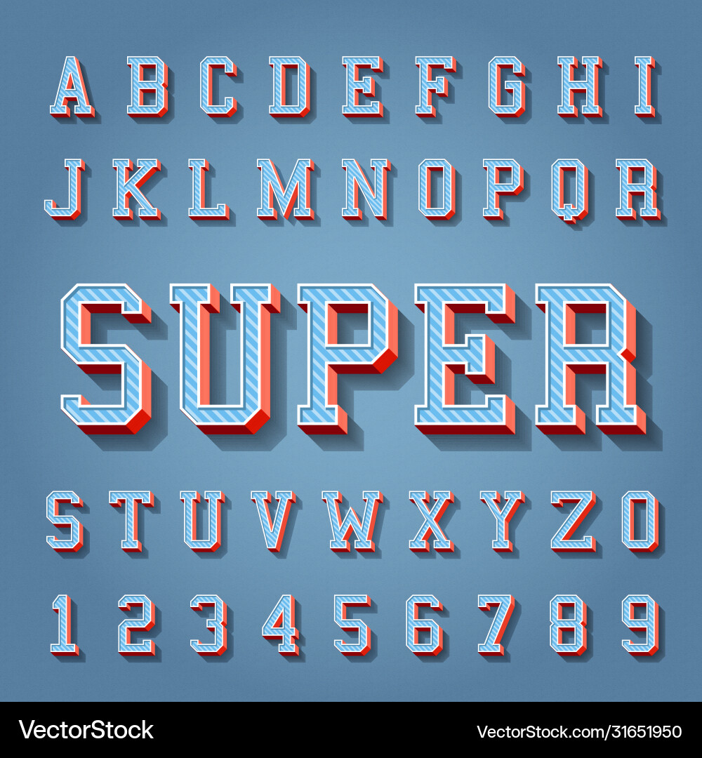 College type set Royalty Free Vector Image - VectorStock