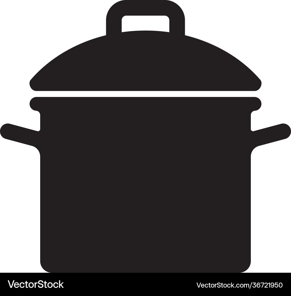 Cooking pot Royalty Free Vector Image - VectorStock