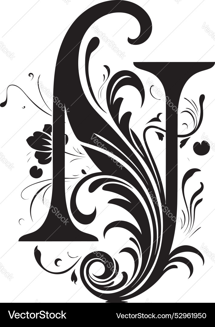 Nebula whirls stellar letter n art nostalgic Vector Image