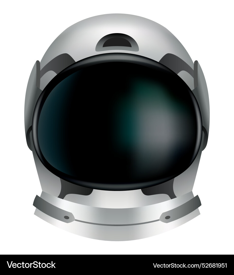 Astronaut helmet realistic cosmonaut mask Vector Image