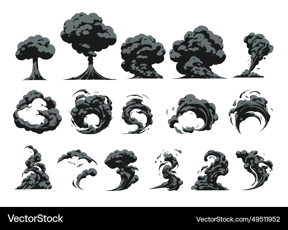 Explosion burst fire effect of exploded dynamite Vector Image