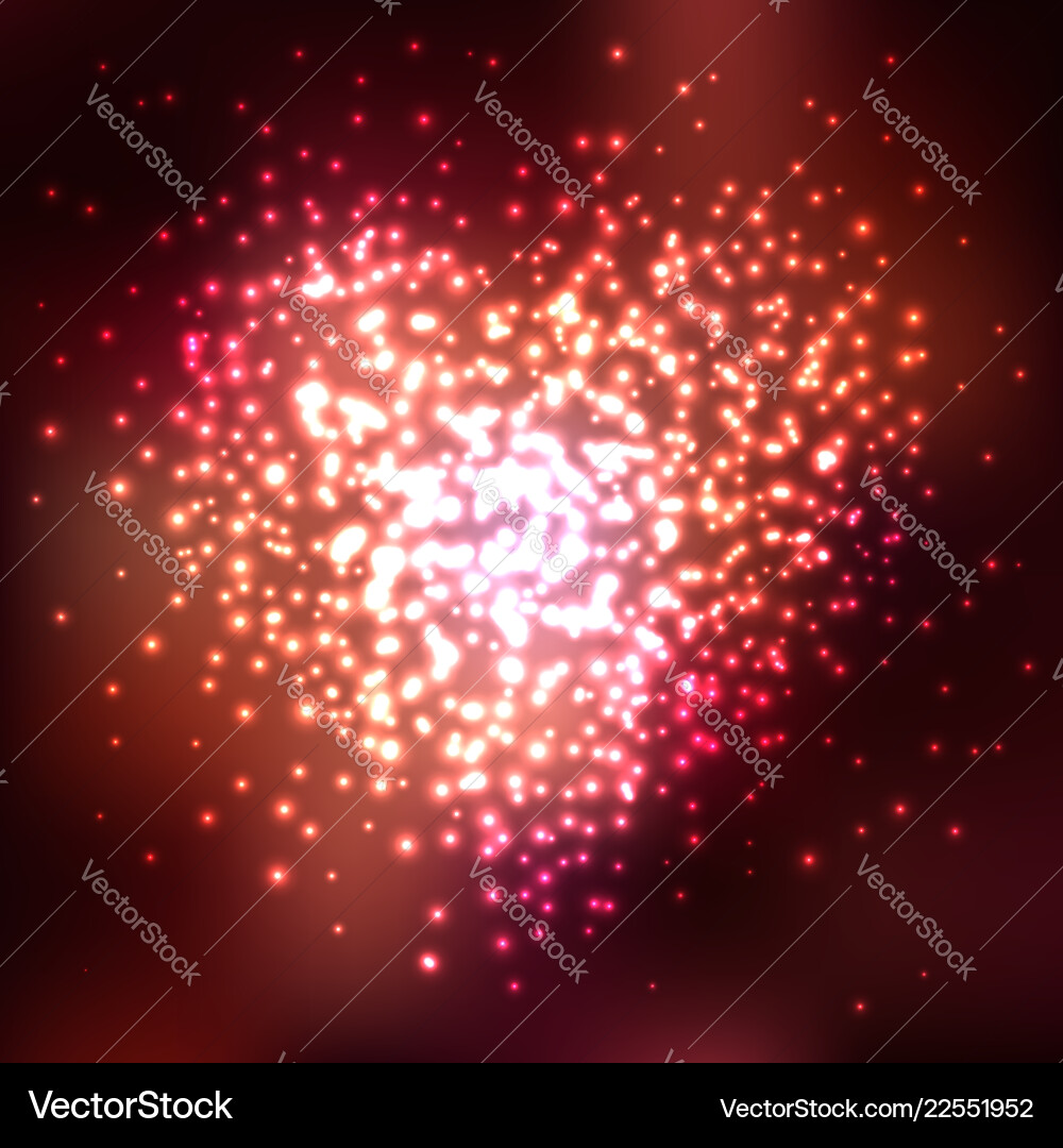 Space triangle form with stars universe Royalty Free Vector