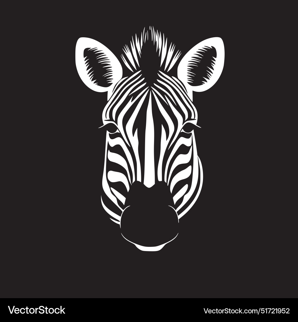 Zebra - high quality logo ideal for t-shirt Vector Image