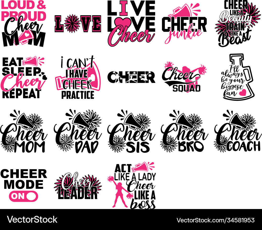 Cheer Motivation Quotes - Leader Silhouette Vector Image
