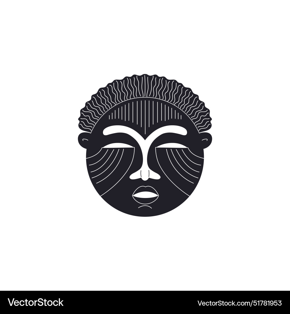 Traditional african masks Royalty Free Vector Image