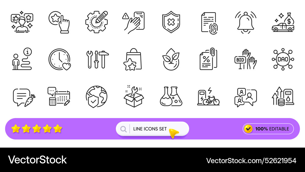 Organic product reject protection Royalty Free Vector Image