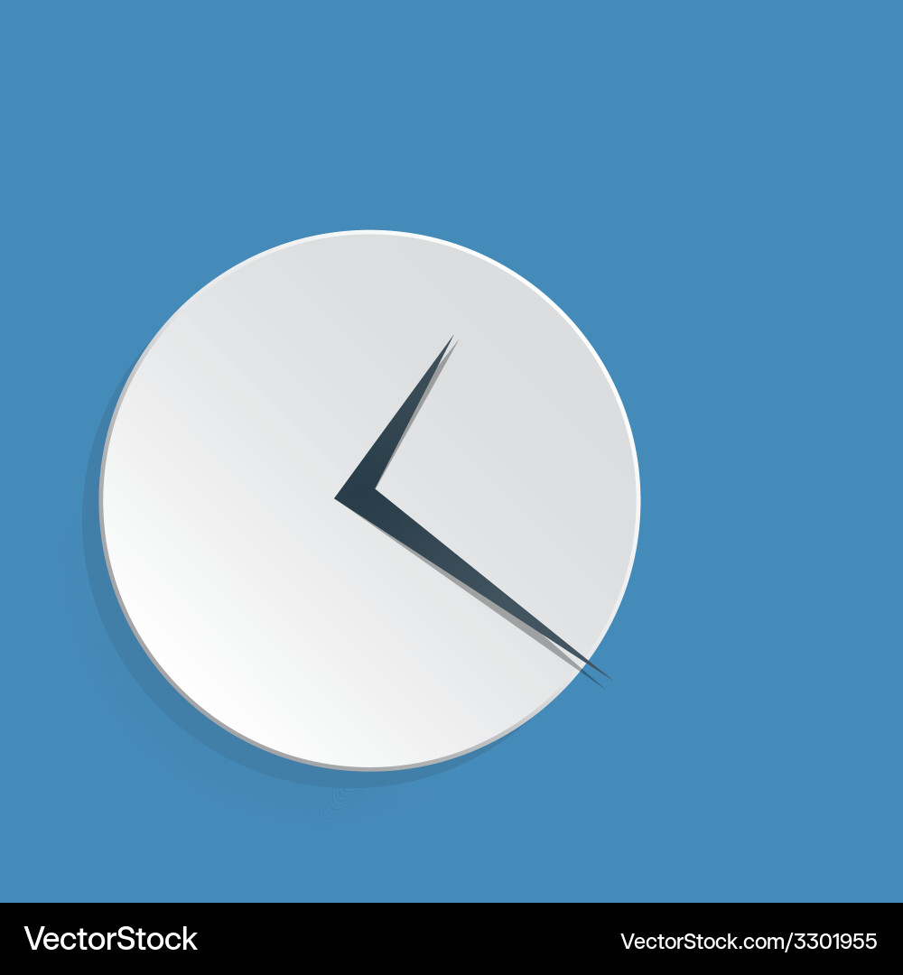 Clock face set up your time Royalty Free Vector Image