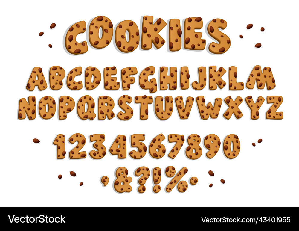Cookies Royalty Free Vector Image - VectorStock