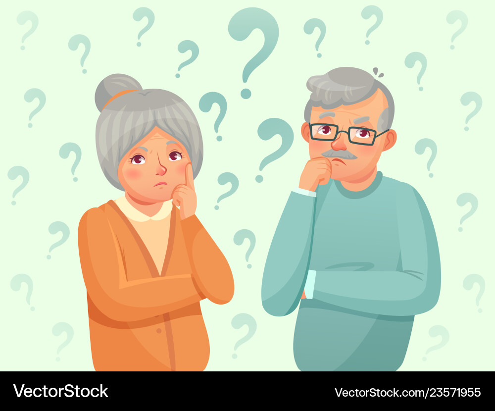 Grandma Thinking Vector Images (over 160)