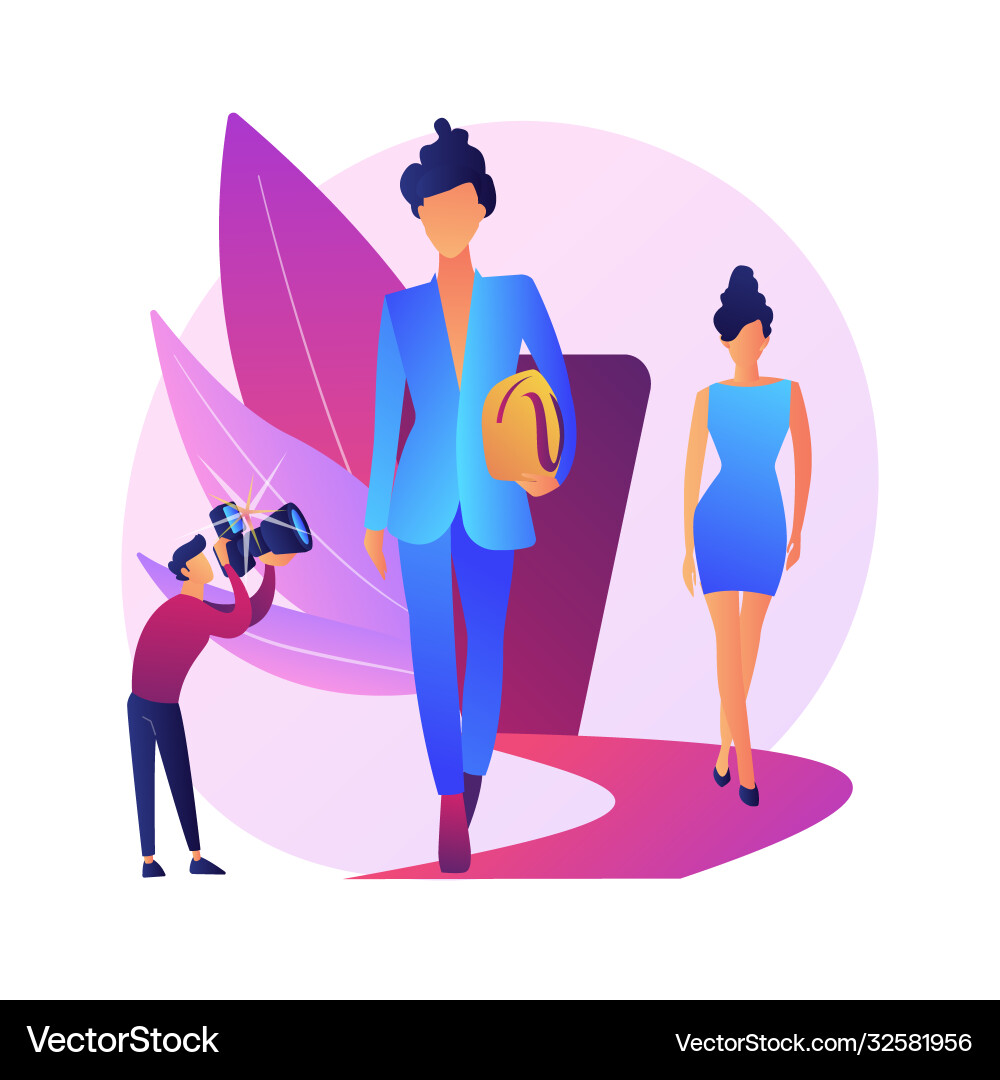 Fashion Show Concept Royalty Free Vector Image