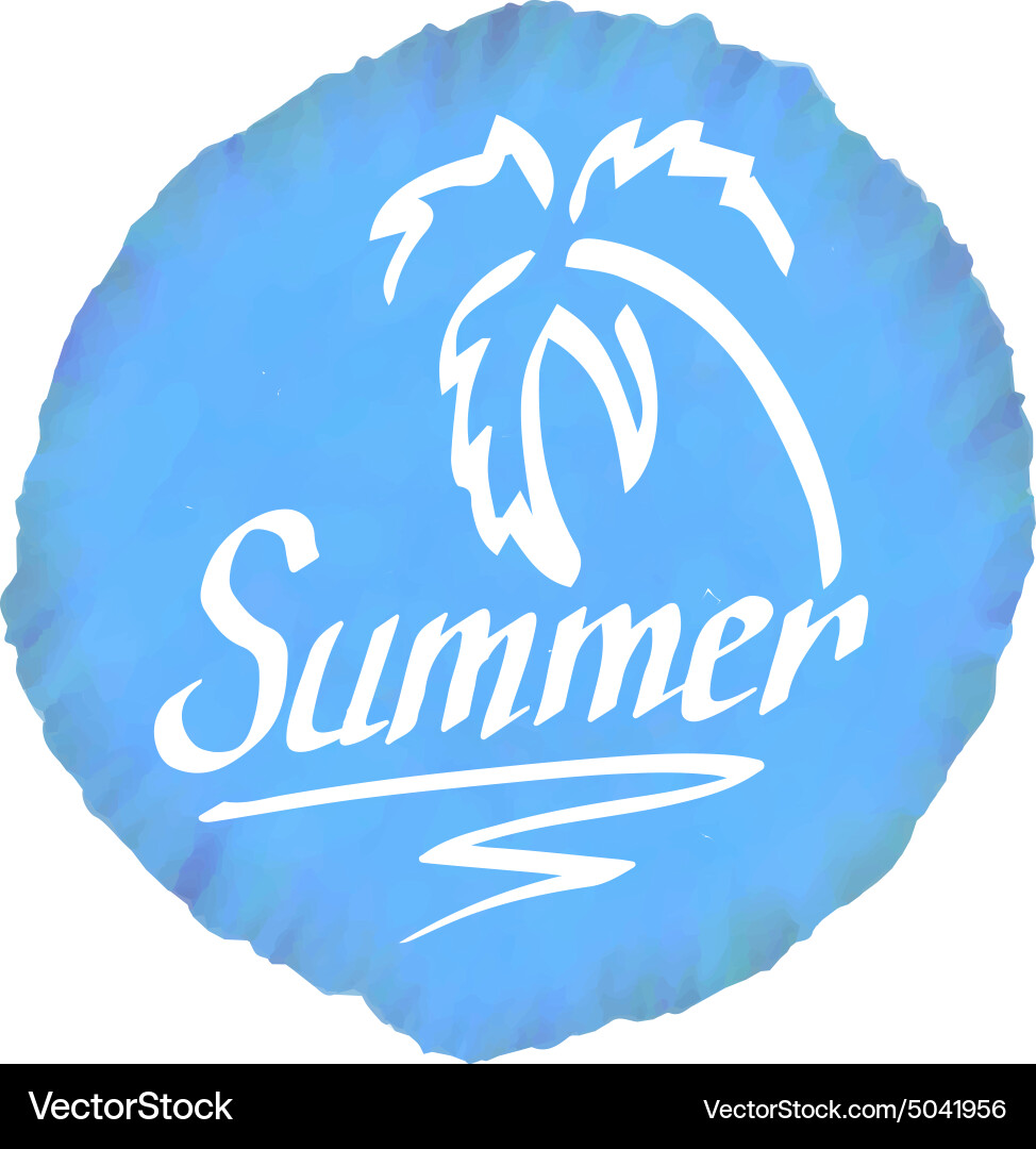 Summer logo Royalty Free Vector Image - VectorStock