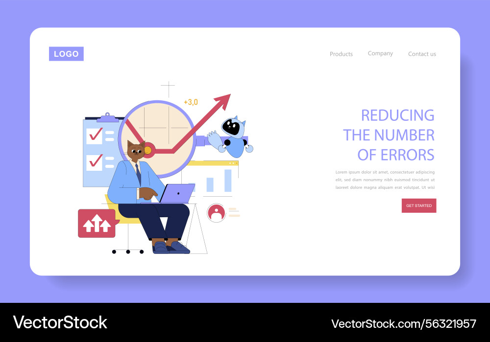 AI Productivity Assistant Royalty Free Vector Image