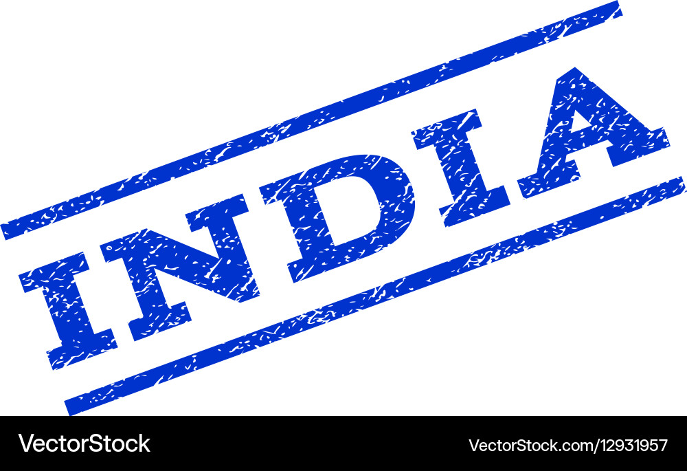 India watermark stamp Royalty Free Vector Image