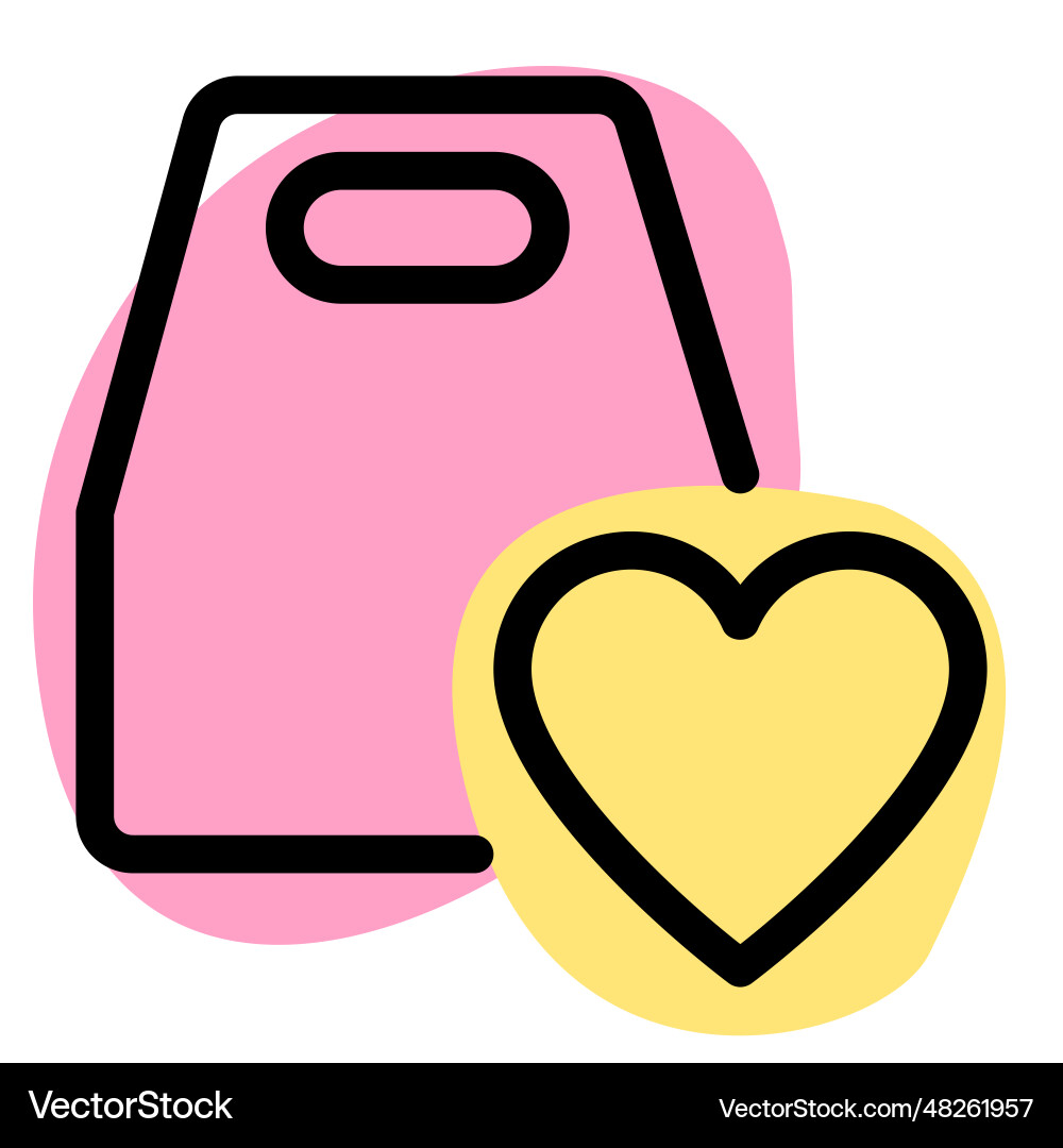 Most favorite item ordered for takeaway Royalty Free Vector