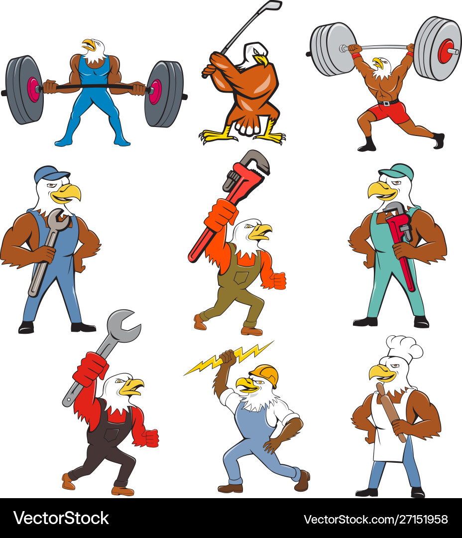 Bald Plumber Cartoon Vector Images (26)