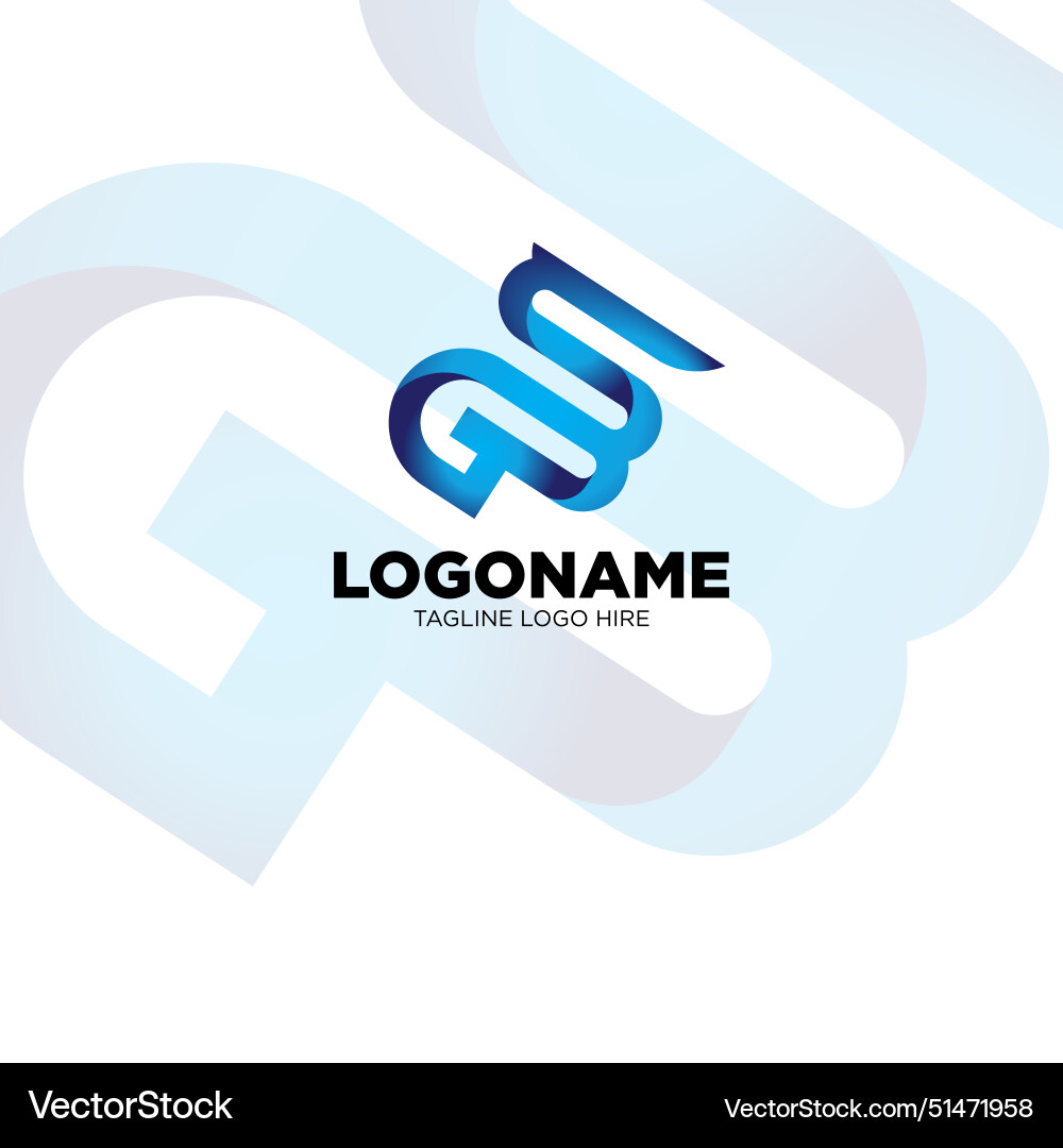 Gbs logo Royalty Free Vector Image - VectorStock