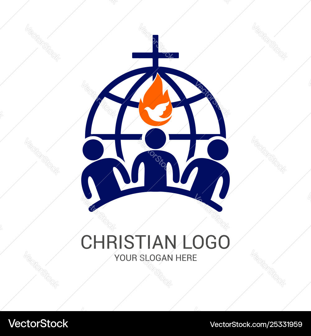 Unity believers in jesus christ Royalty Free Vector Image
