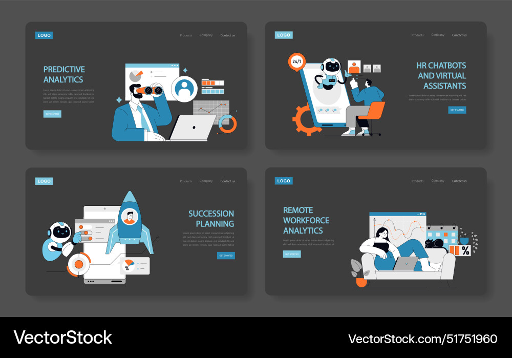 Data-driven hr Royalty Free Vector Image - VectorStock