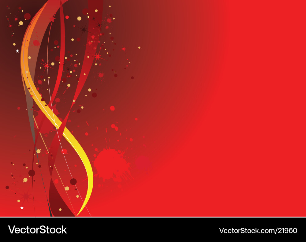 Red composition Royalty Free Vector Image - VectorStock