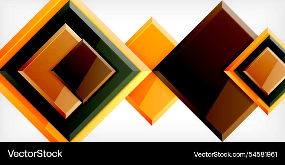 Colorful squares with reflections abstract – Royalty-Free Vector ...