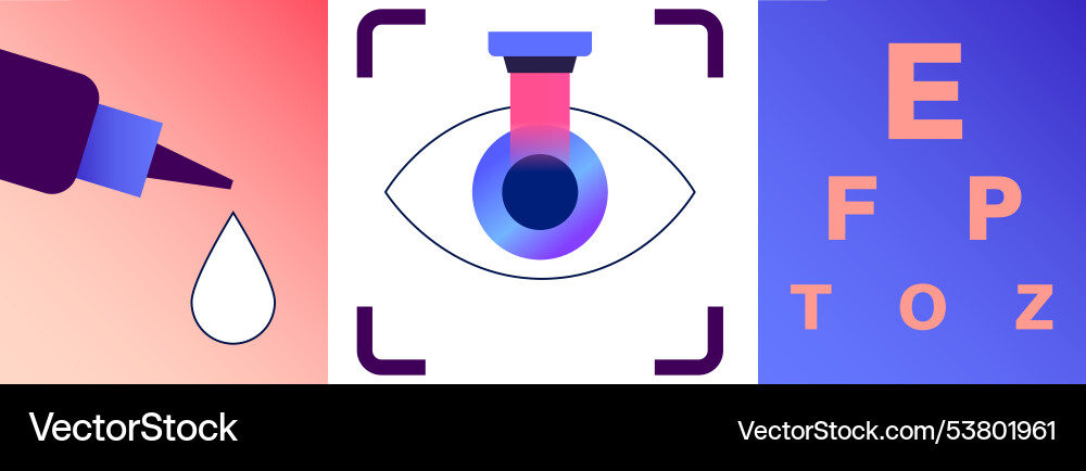 Lasik eye surgery Royalty Free Vector Image - VectorStock