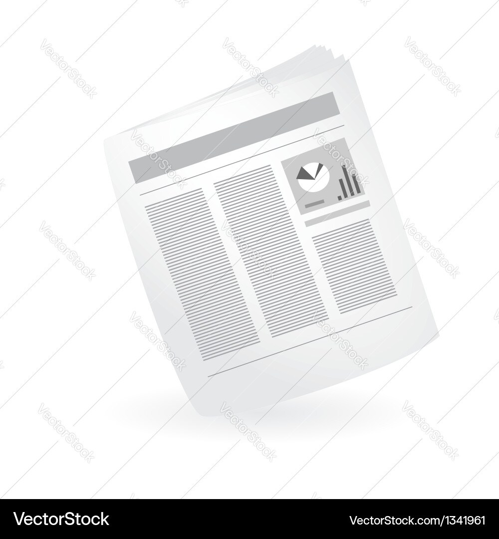 Newspaper Royalty Free Vector Image - VectorStock