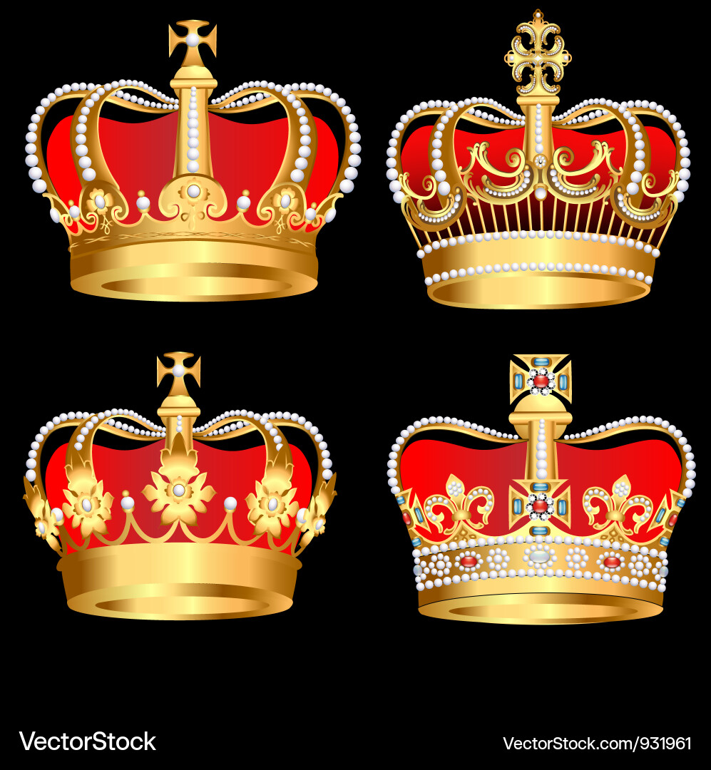 Royal crown Royalty Free Vector Image - VectorStock