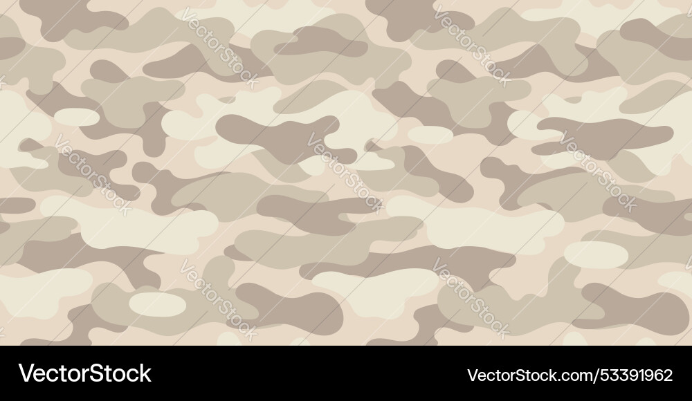 Desert camouflage military pattern Royalty Free Vector Image