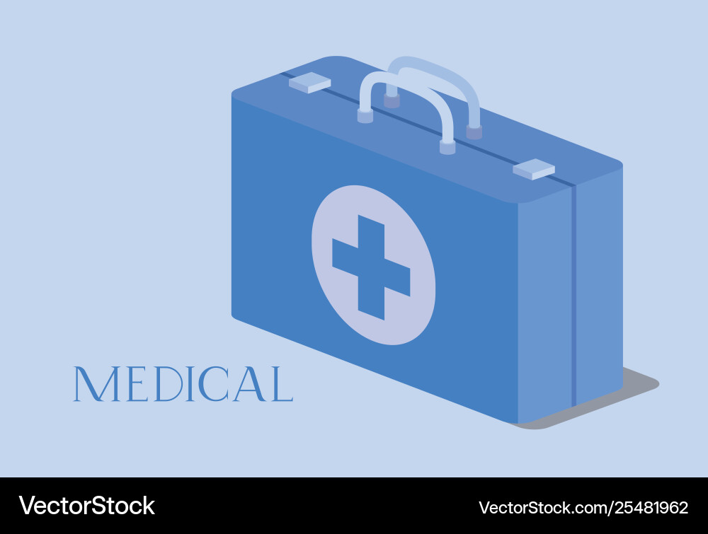 Medical kit medicine icon Royalty Free Vector Image