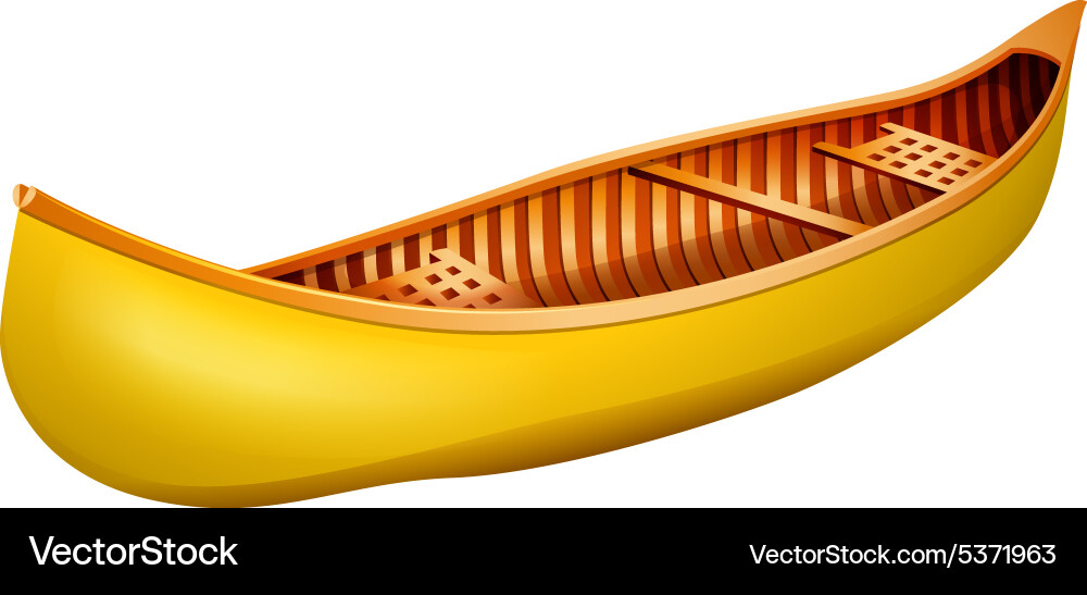 Canoe Royalty Free Vector Image - VectorStock