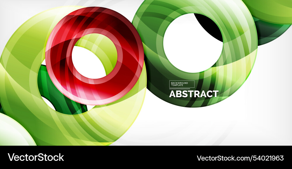 Circles round elements ring shapes premium Vector Image