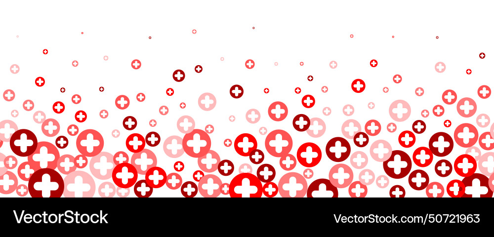 Medical cross and plus background abstract Vector Image