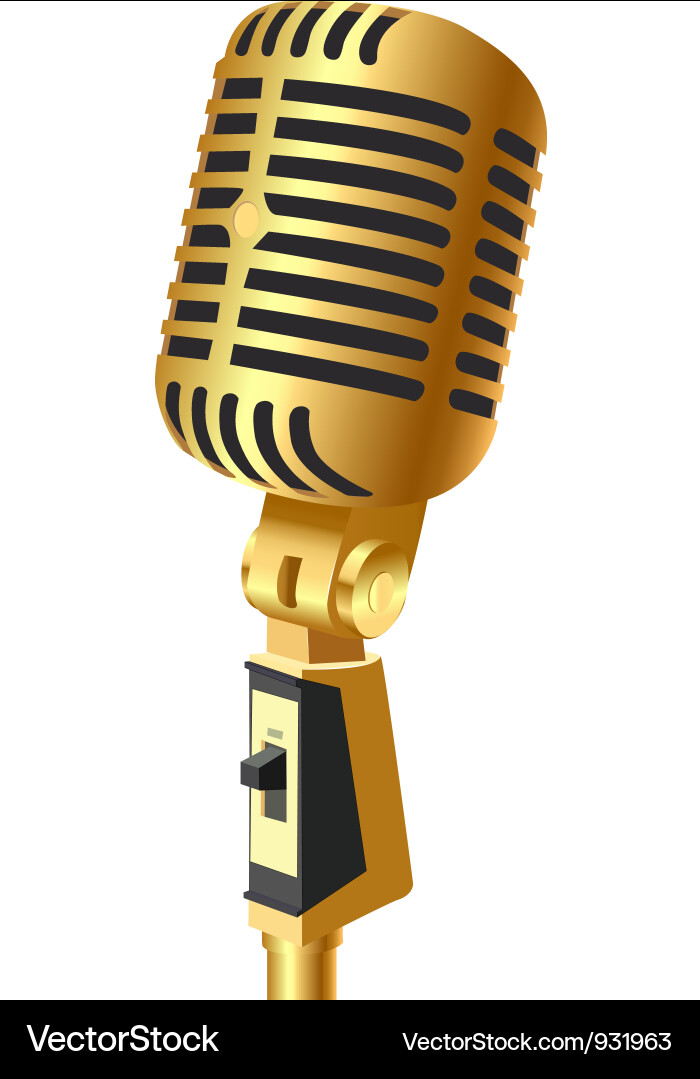 Microphone Royalty Free Vector Image - VectorStock