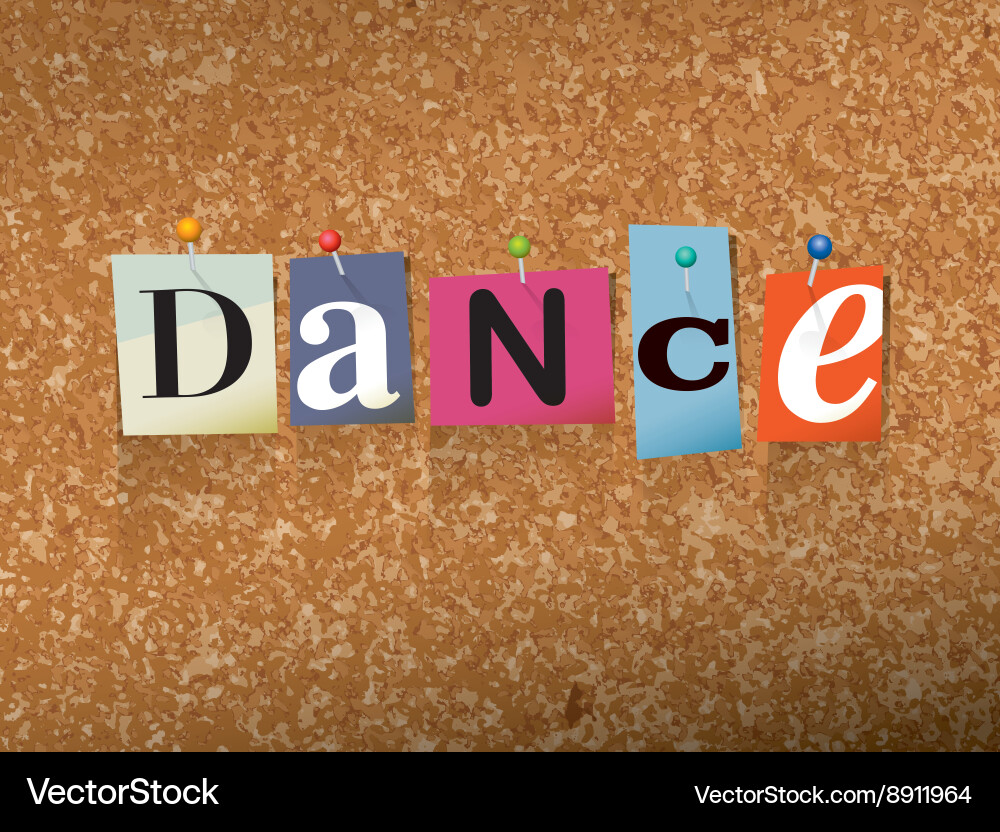 Dance concept Royalty Free Vector Image - VectorStock