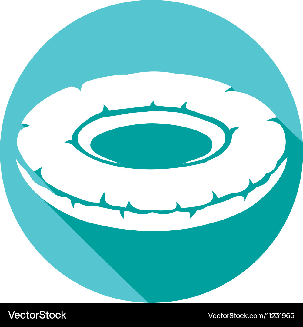 Inflatable tube icon Royalty Free Vector Image
