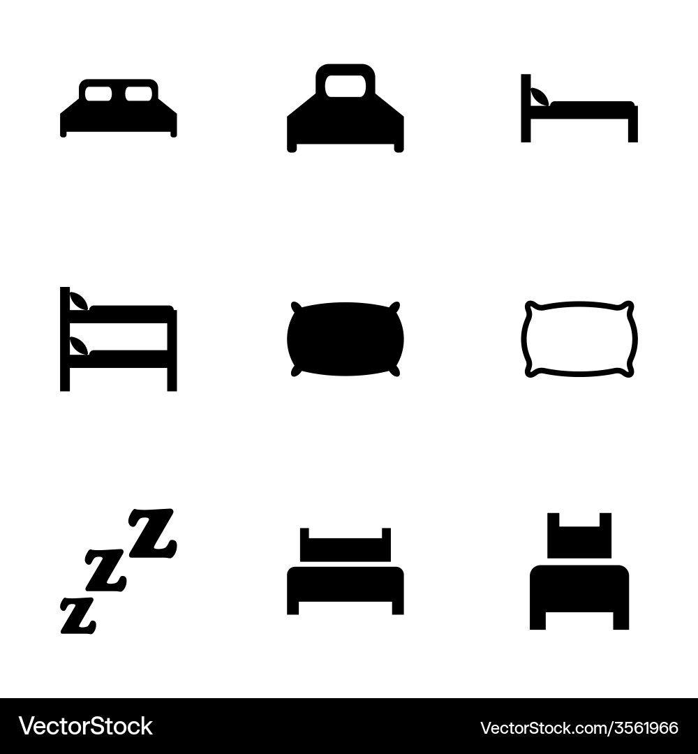 Double Bed Icon Vector Images (over 8,400)