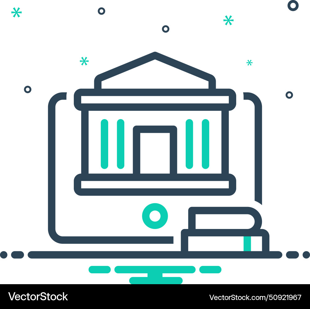 Online school Royalty Free Vector Image - VectorStock